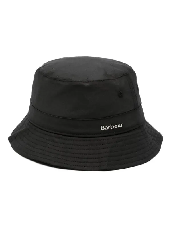 Barbour Belsay Cotton Bucket Hat - Black