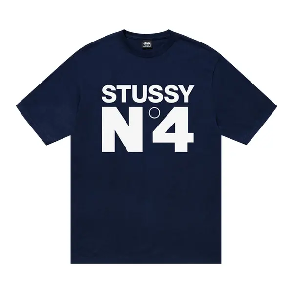 StÜssy No.4 Tee 'navy - Blue