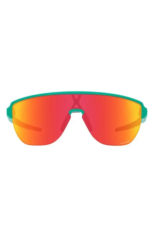 Oakley Corridor Semirimless Shield Sunglasses - Ruby
