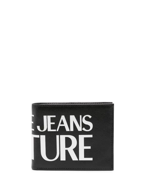 Versace Logo-print Leather Wallet