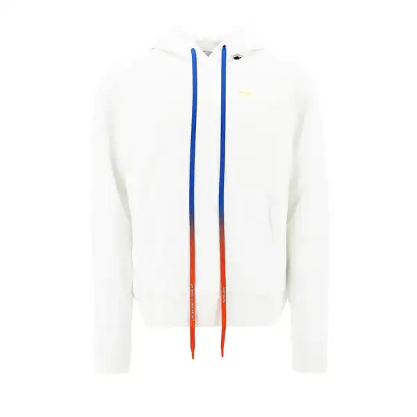 Off-White Acrylic Arrows Oversized Hoodie White Editorialist