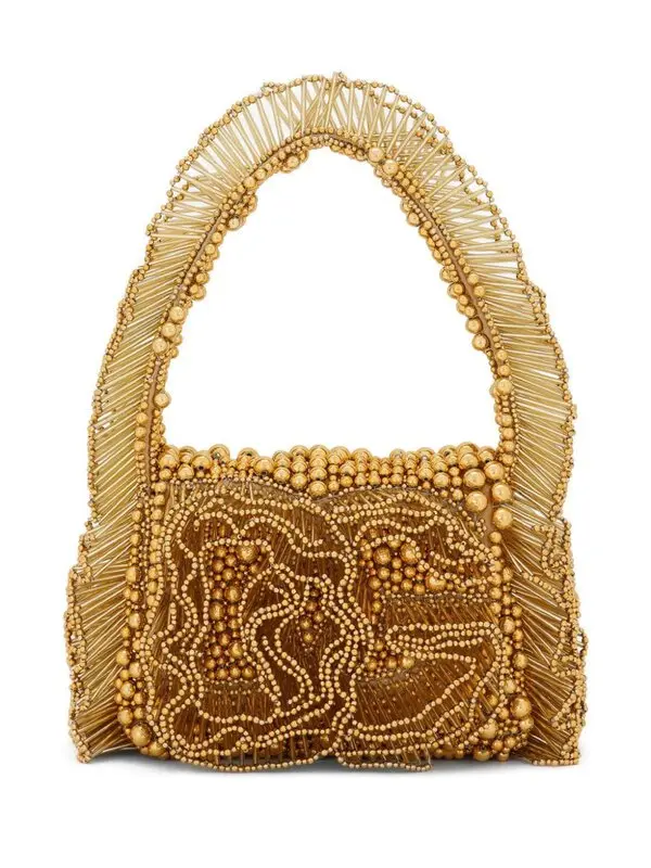 Dolce & Gabbana Crystal-embellished Tote - Gold