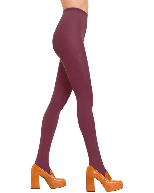Buy Wolford Monogram Jacquard Tights - Nocolor At 45% Off | Editorialist