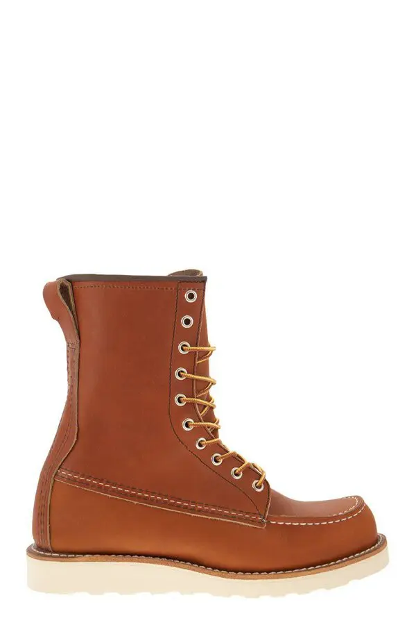 Red Wing Classic Moc Leather Lace-up Boots - Gold