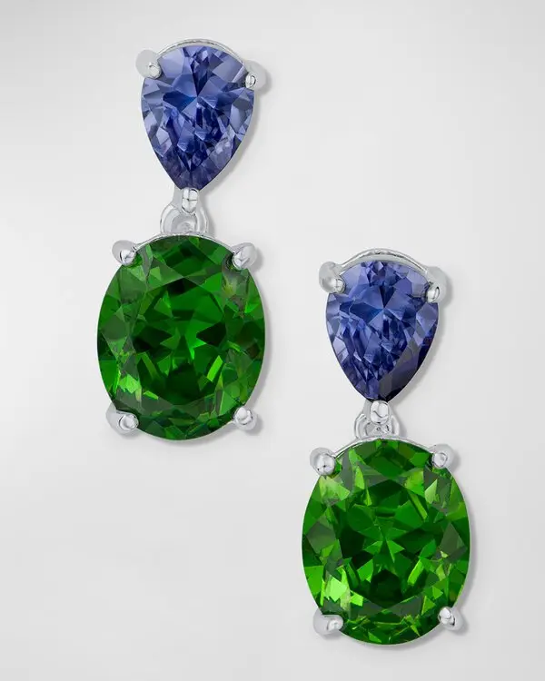 KENNETH JAY LANE Cubic Zirconia Drop Earrings