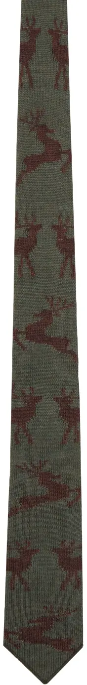 Engineered Garments Green Graphic Neck Tie - Nt007 Olive/brown De ...