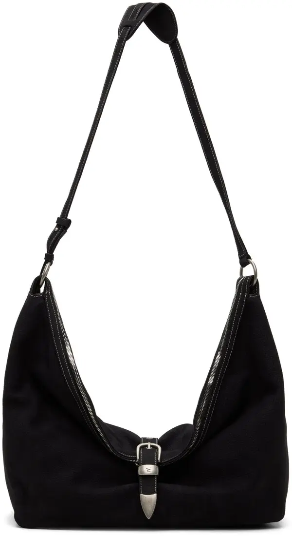 Marge Sherwood Black Belted Bag - Black Nubuck - 23% Off 
