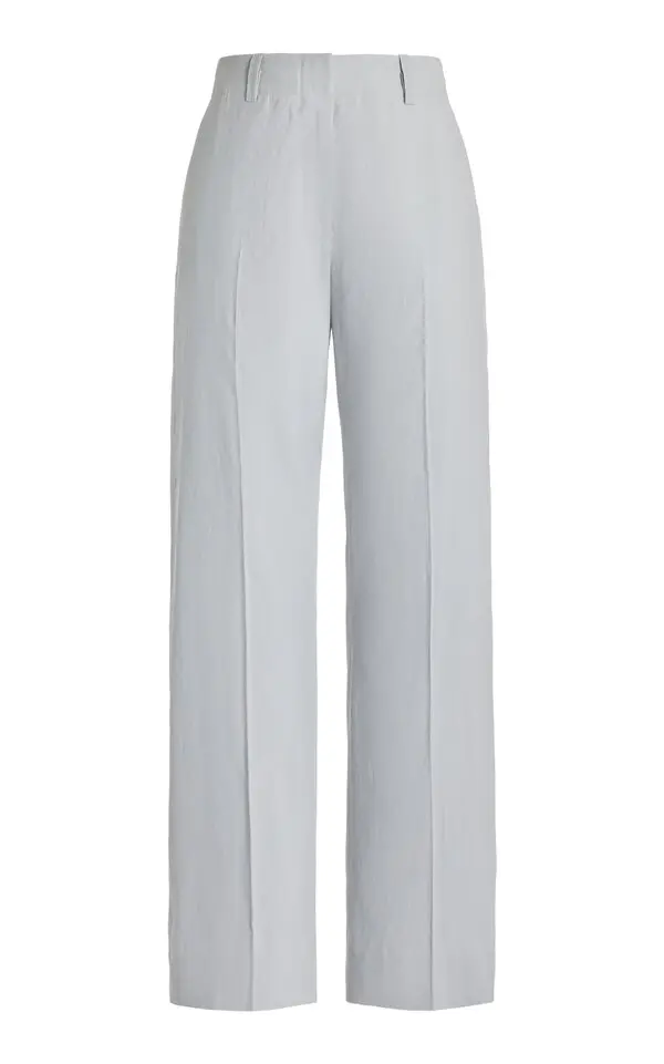 Proenza Schouler Joey Tailored Wide-leg Pants - Light Blue