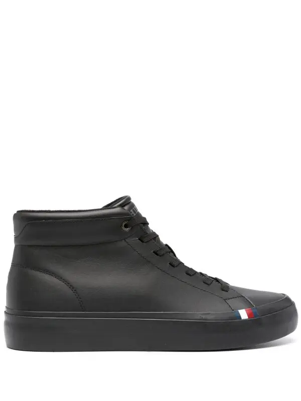 Tommy Hilfiger Leather Lace-up Sneakers