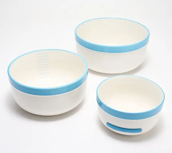 SWEET HERITAGE BY CARLA HALL Carla Hall Sweet Heritage 3pc Nesting Stonewaremixing Bowls