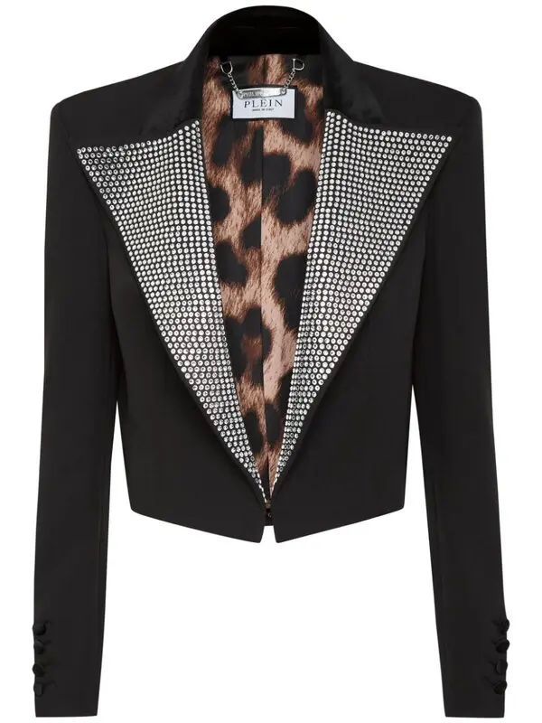 Philipp Plein Cady Crystal-embellished Blazer