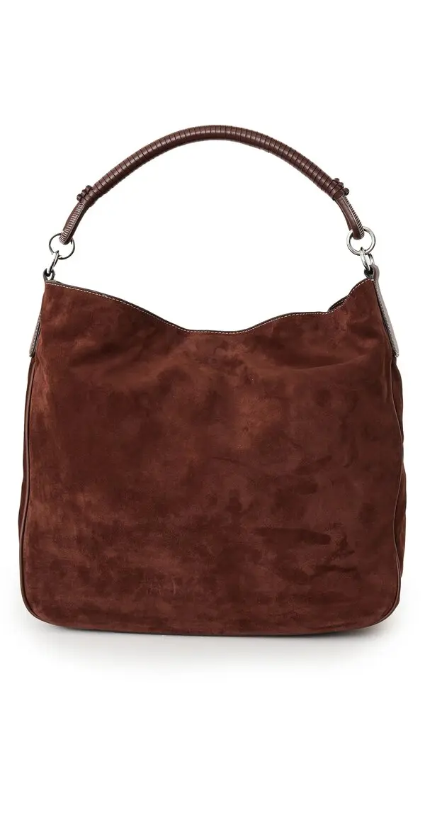 Staud Perry Hobo Bag - Mahogany
