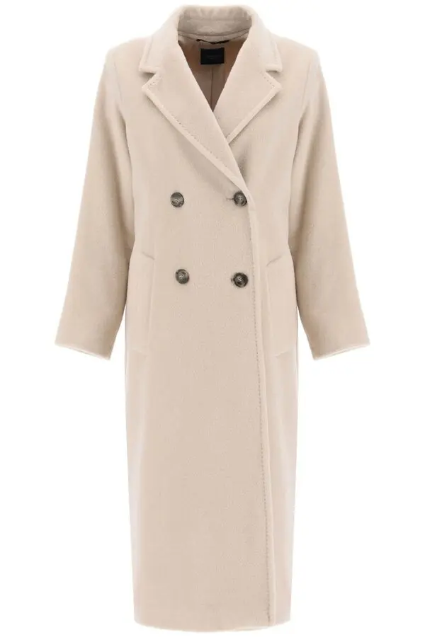 Max Mara Zufolo' Double-breasted Coat - Beige | Editorialist
