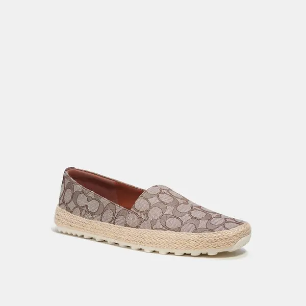 Buy Coach Espadrille In Signature Jacquard - Oak At 50% Off | Editorialist