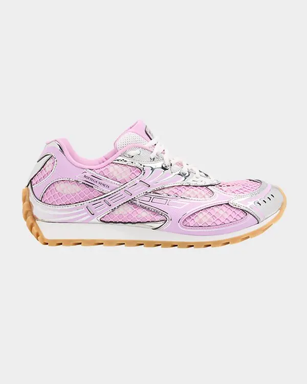 Bottega Veneta Orbit Fishnet Sneakers - Baroloblu