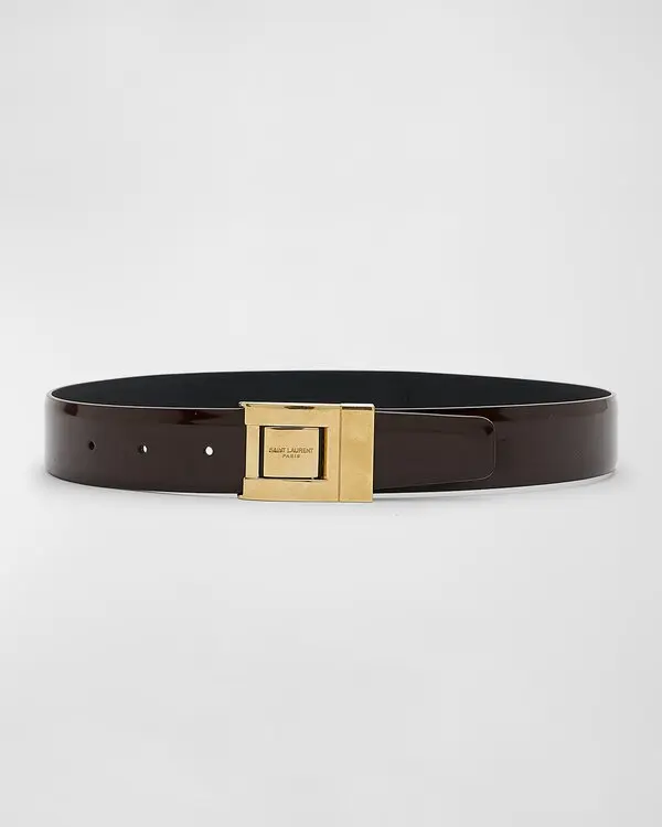 Saint Laurent Patent Leather Belt