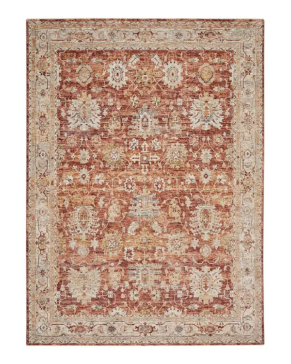 NOURISON HOME Sahar Shr02 Area Rug, 5'3 X 7'8 - Red/rust