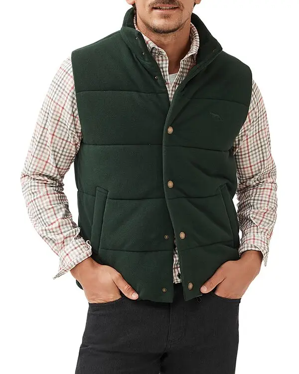 Rodd & Gunn Lake Ferry Quilted Vest - Forest