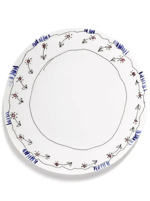 SERAX X Marni Midnight Flowers Dinner Plates