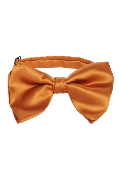 CLIFTON WILSON Silk Butterfly Bow Tie - Copper