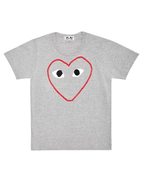 Play Comme Des Garcon T.shirt - Gray