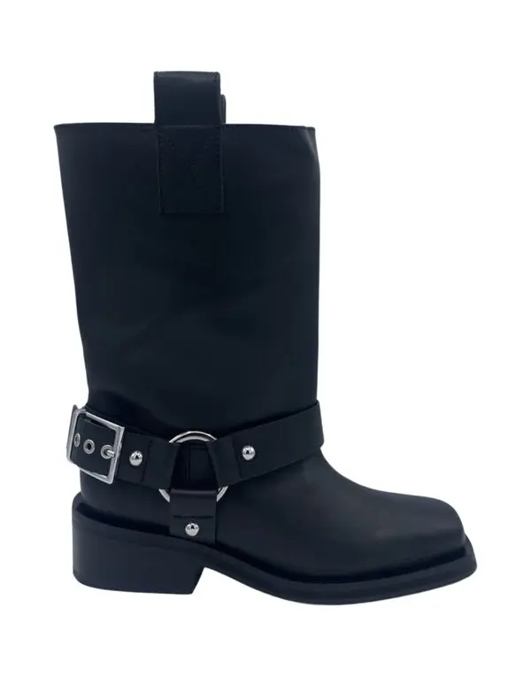 GANNI Mid-calf Biker Boots