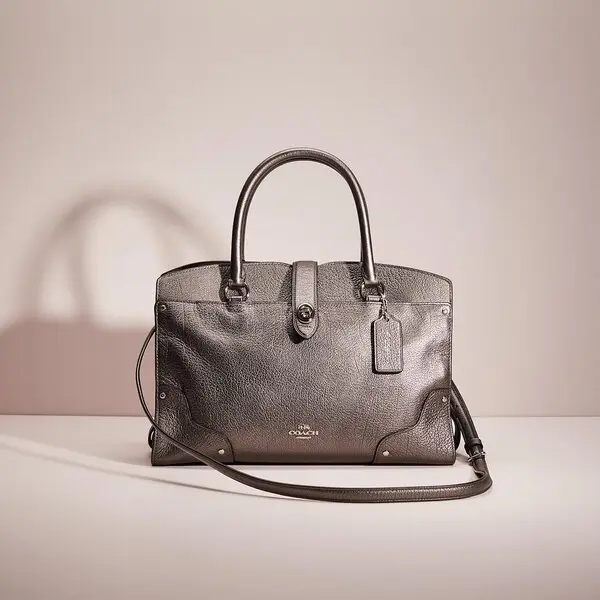 Coach Restored Mercer Satchel 30 - Silver/metallic Graphite | Editorialist