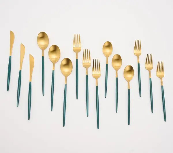 BFF COLLECTION BY JENNIE & TORI Bff Collection 20-piece Service For 4 Goldtone Flatware Set