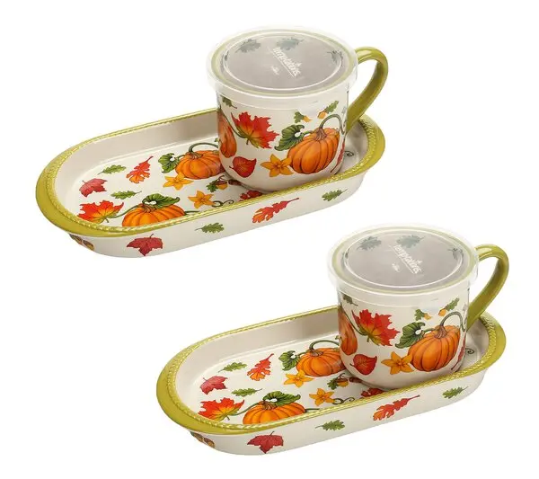 TEMP-TATIONS Seasonal Set Of Soup And Sandwich Sets