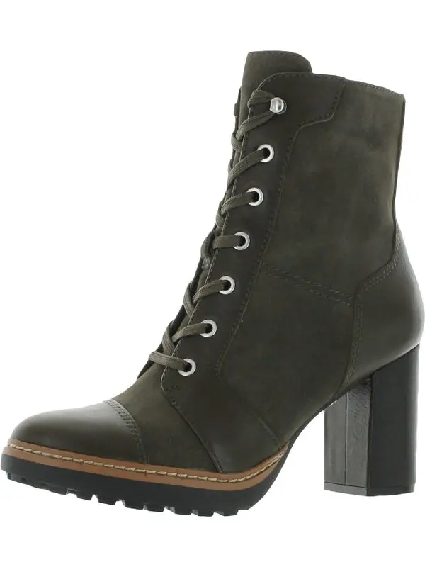Buy Naturalizer Camden Zipper Lace Up Combat & Laceup Boots - Grey At ...