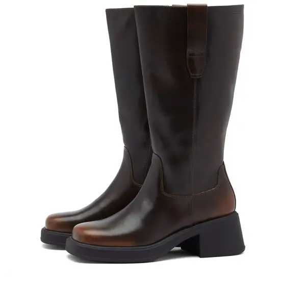 VAGABOND SHOEMAKERS Dorah Boot - Brown | Editorialist
