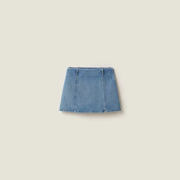 Miu Miu Denim Miniskirt