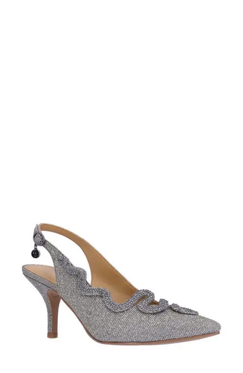 J. Reneé Fedosia Slingback Pumps - Pewter