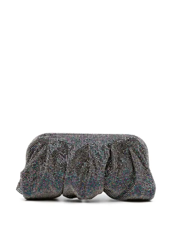 Benedetta Bruzziches Venus La Grande Rhinestone Clutch - Blue