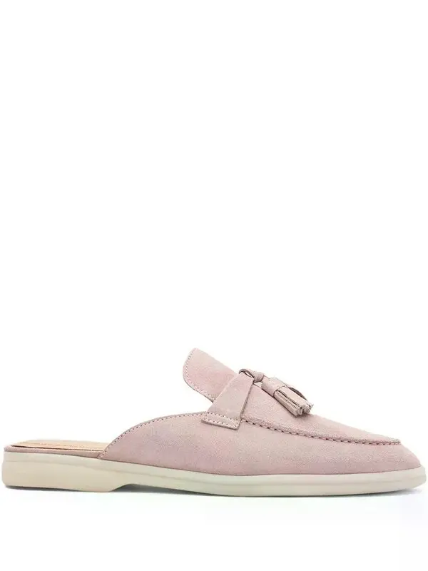 SCAROSSO Lucrezia Tassel Mules - Pink