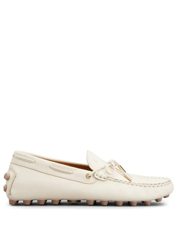 TOD'S Gommino Macro Leather Loafers