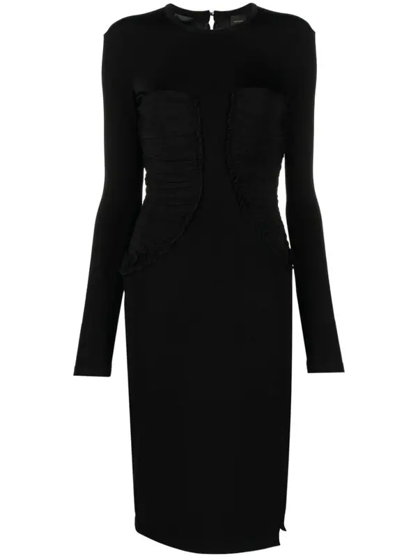 Pinko Aramis Gathered Midi Dress