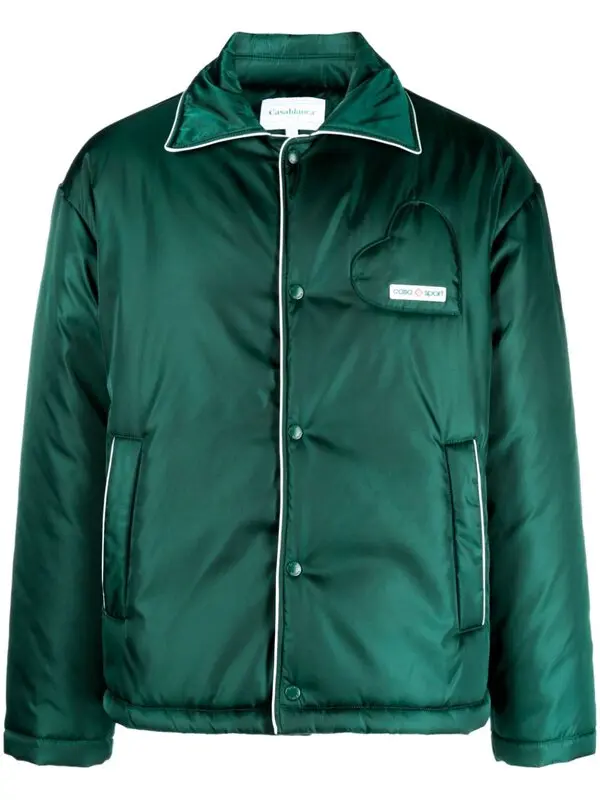 Casablanca Logo-patch Padded Jacket