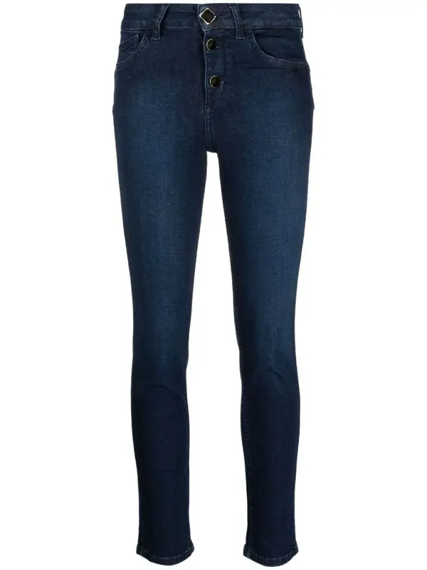 Liu Jo Mid-rise Skinny Jeans - Blue