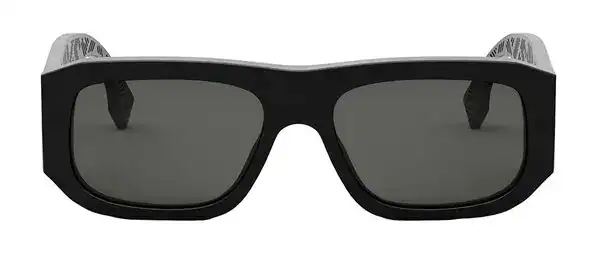 Fendi Fe 40106 I 02a Flattop Sunglasses - Grey | Editorialist