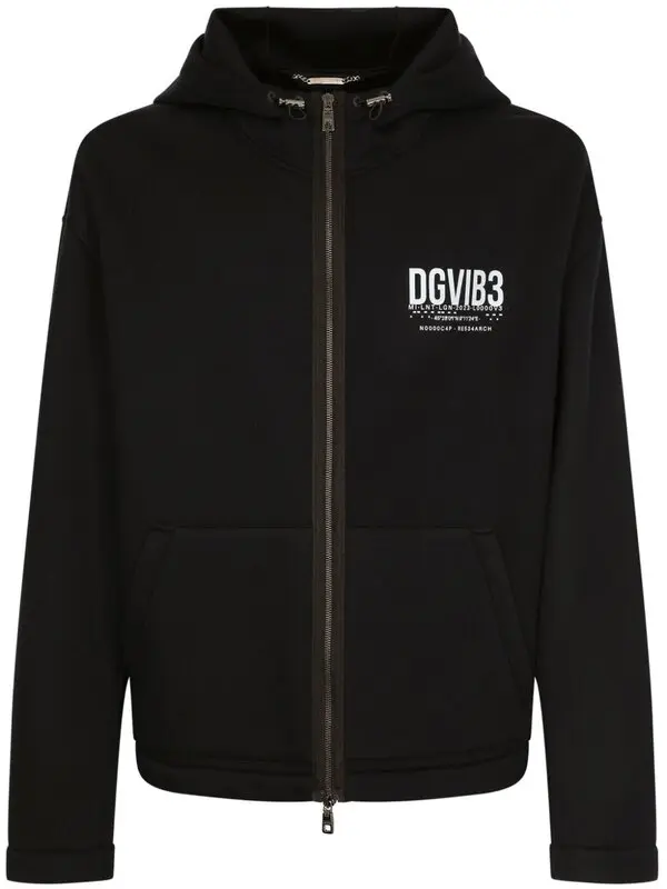 Dolce & Gabbana Logo-print Hooded Jacket