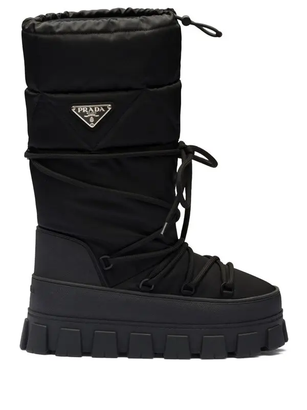 Prada Recycled Nylon Moon Boots