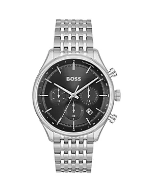Hugo Boss Gregor Chronograph, 45mm - Black/silver | Editorialist