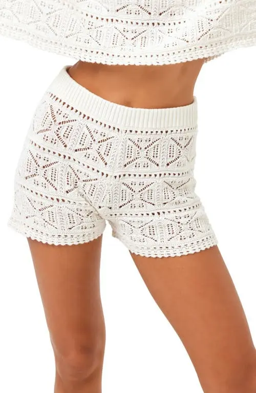 L*Space Diamond Eye Crochet Cover-up Shorts