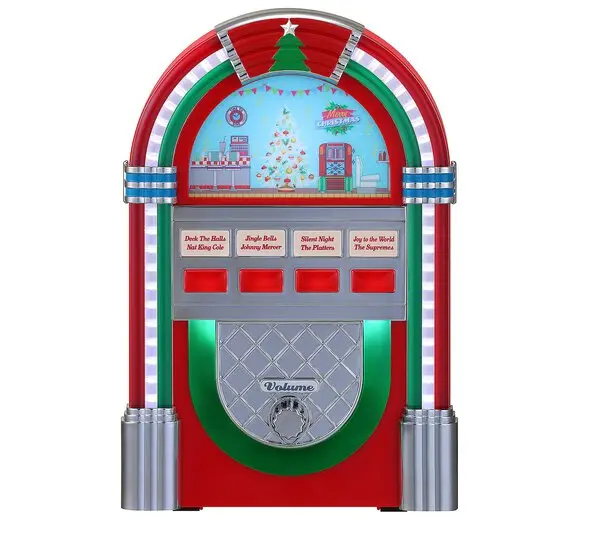 MR. CHRISTMAS 9' Retro Jukebox Red