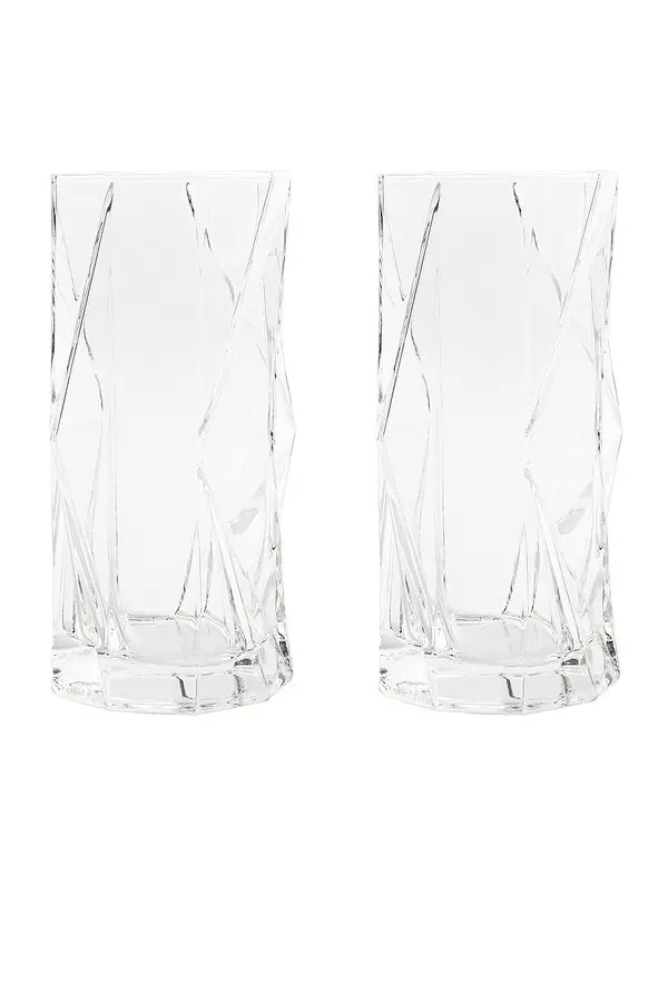 MAX ID NY Ghost Highball Glass Pair In Na