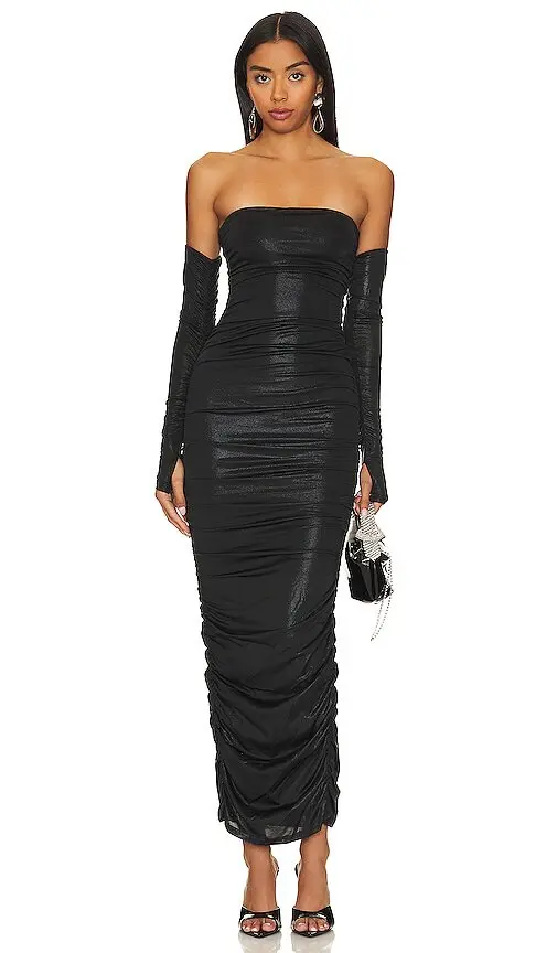 MORE TO COME Maddy Ruched Gown