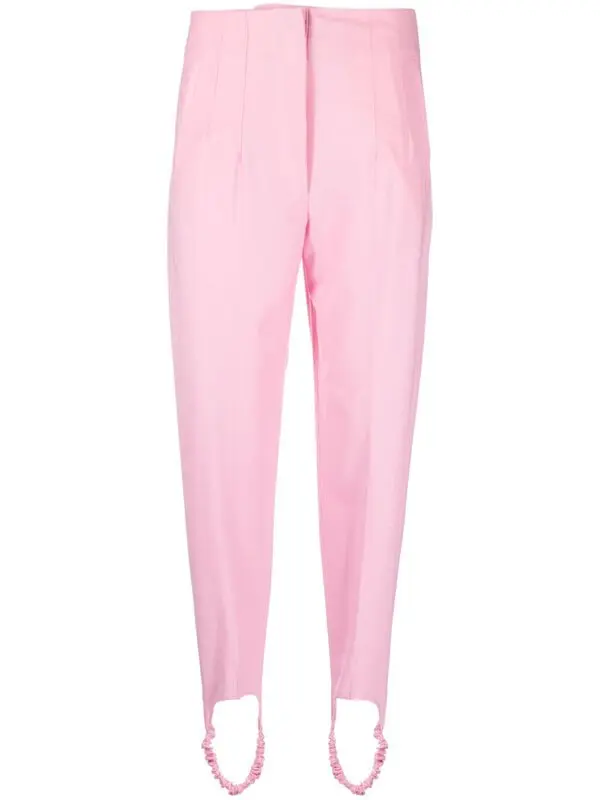Giuseppe Di Morabito High-waisted Wool-blend Leggings - Pink