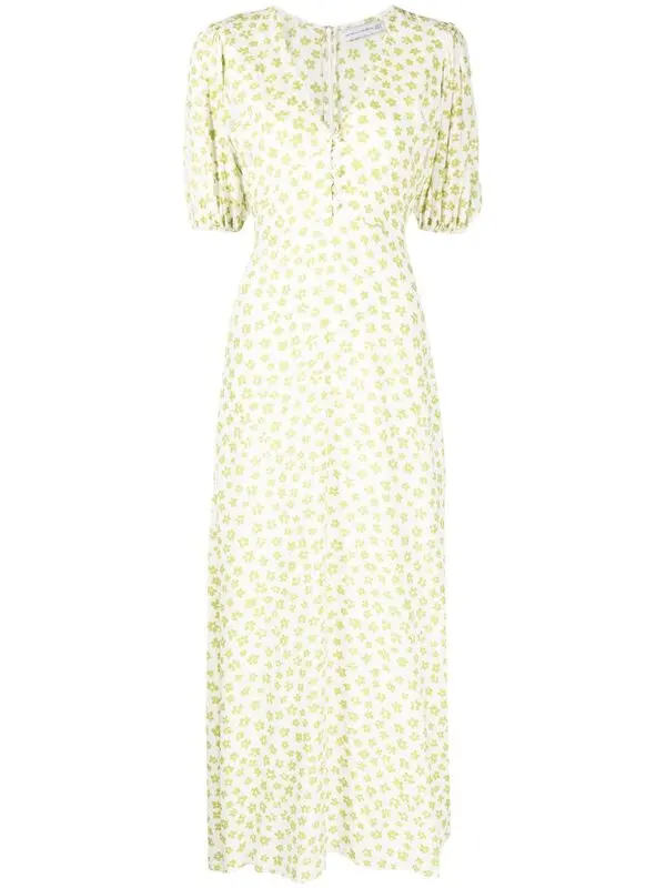 knee length dresses for ladies Ari Midi Dress Zhoe Floral Print