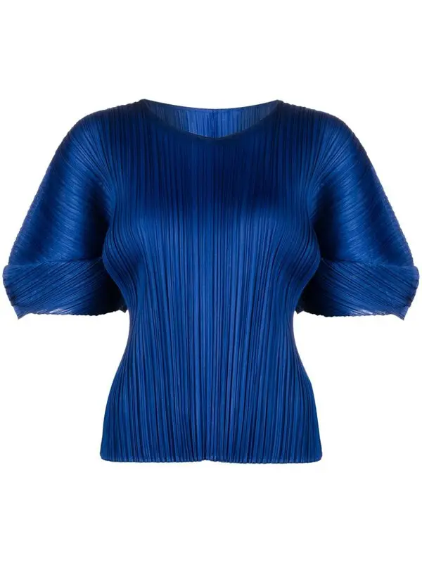 Issey Miyake Monthly Colors August Plissé Blouse